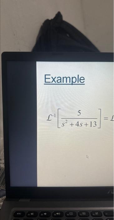Solved Example L−1[s2+4s+135]=L | Chegg.com