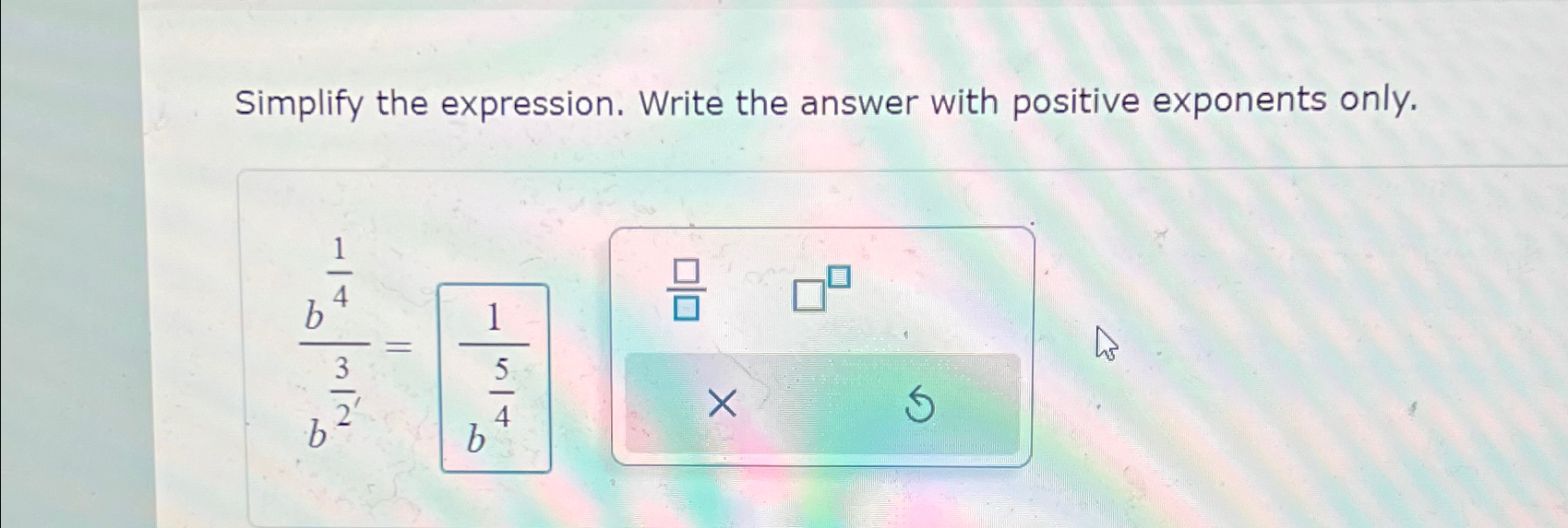 Solved Simplify the expression. Write the answer with | Chegg.com
