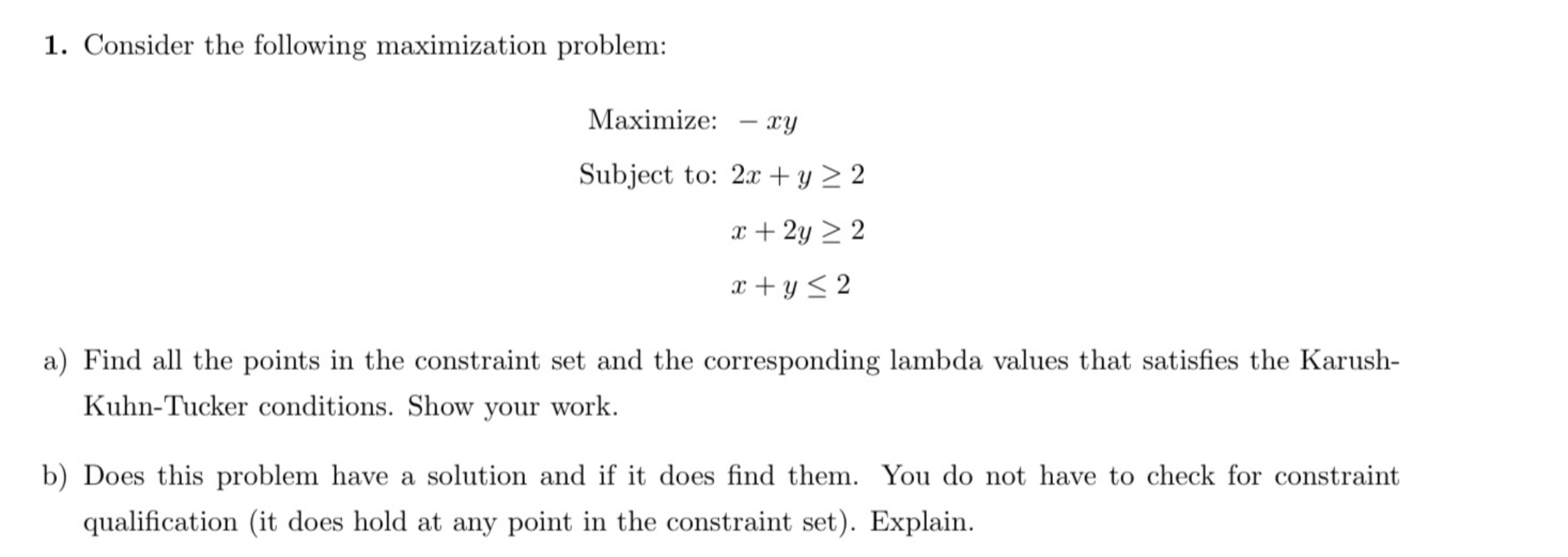 Solved Consider the following maximization problem:Maximize: | Chegg.com
