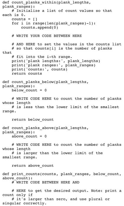 Solved Finish this program in PYTHON. The desired output of | Chegg.com