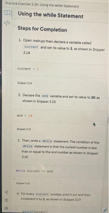 Solved 1. Open main.py then declare a variable called | Chegg.com
