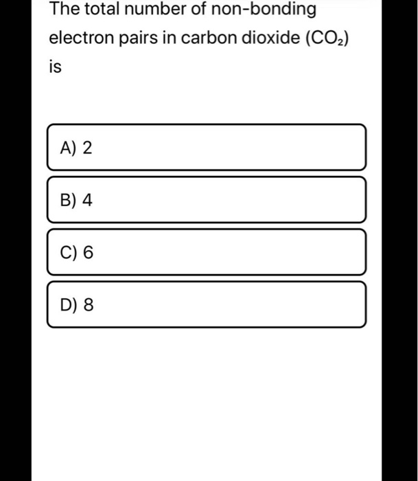 Solved The total number of non-bonding electron pairs in | Chegg.com