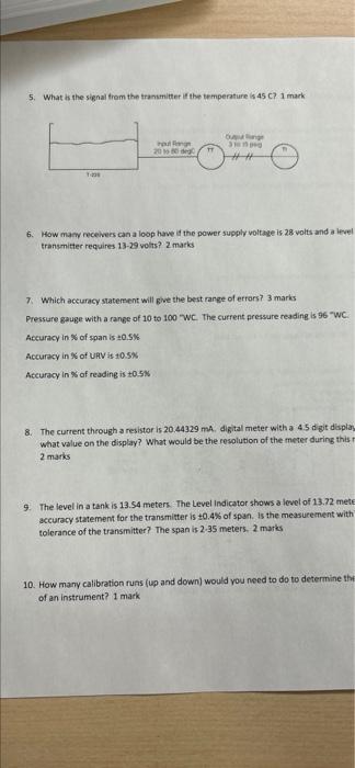 Solved 5. What is the signal from the transmitter if the | Chegg.com