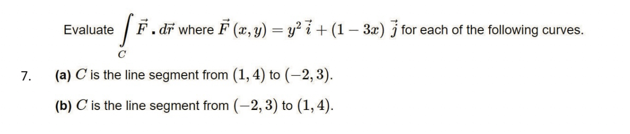 Solved Evaluate ∫C﻿vec(F)*dvec(r) ﻿where | Chegg.com