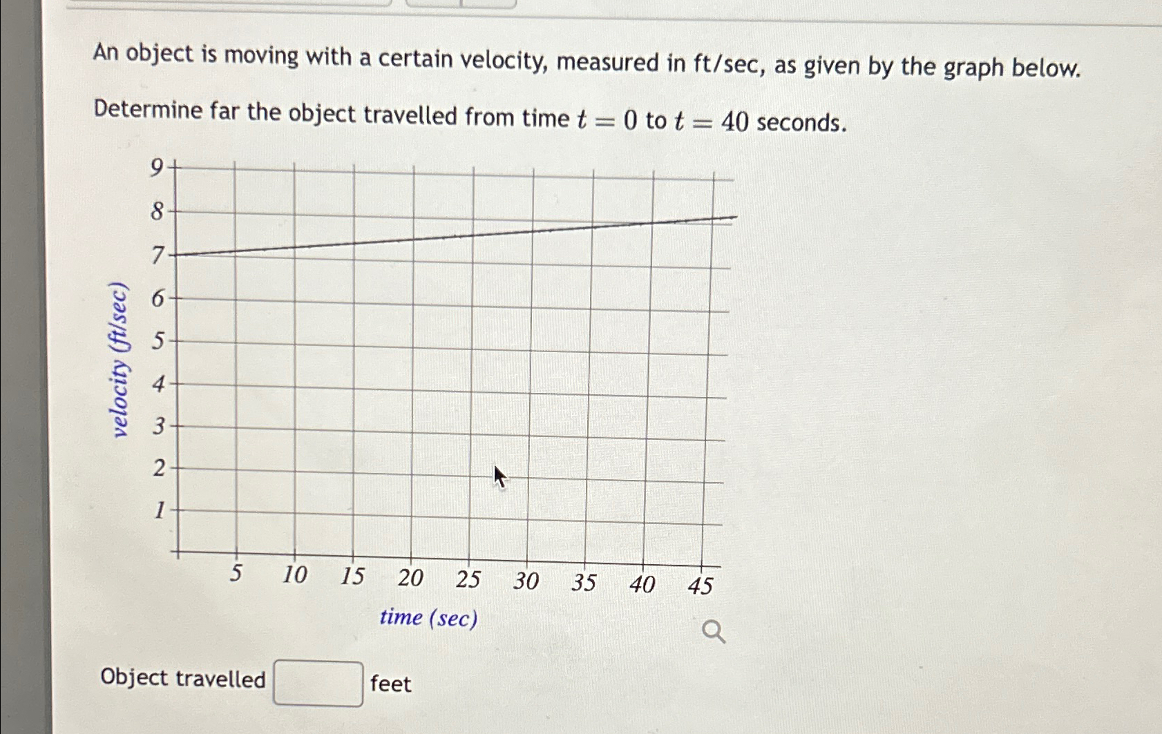Solved An object is moving with a certain velocity, measured | Chegg.com