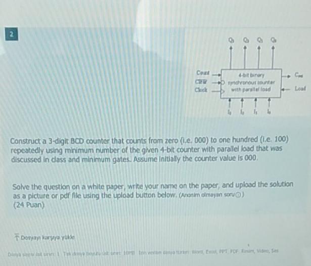 Solved i insider the given ripple (asynchronous) counter | Chegg.com