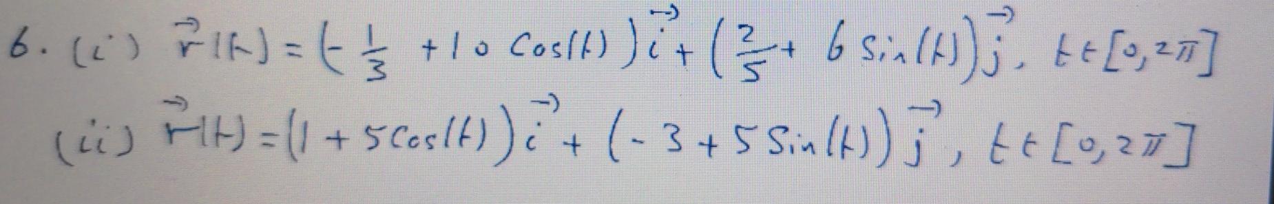 Solved 6. Find a standard parametric representation of each | Chegg.com
