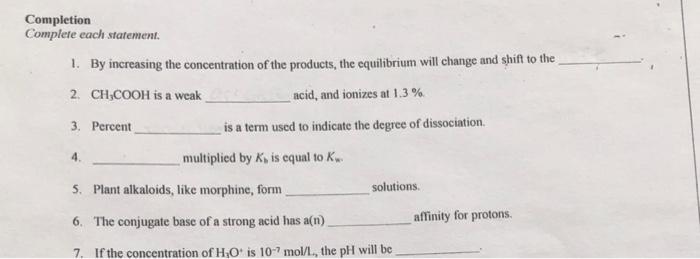 Solved Completion Complete each statement. 1. By increasing | Chegg.com