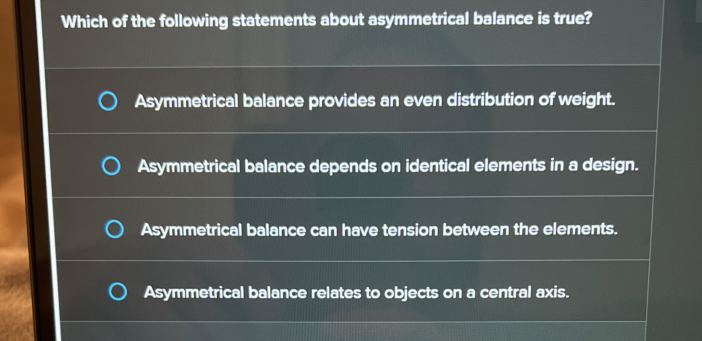 Solved Which of the following statements about asymmetrical | Chegg.com