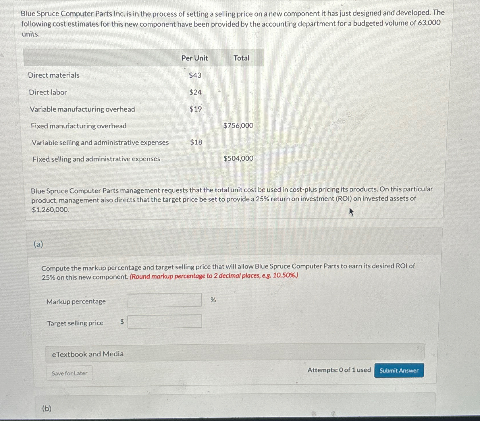 Solved Blue Spruce Computer Parts Inc. is in the process of | Chegg.com