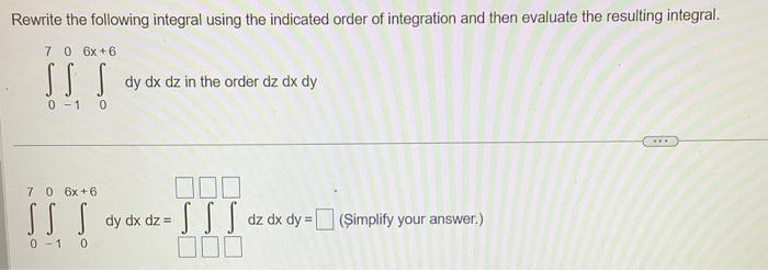 Solved Rewrite the following integral using the indicated | Chegg.com