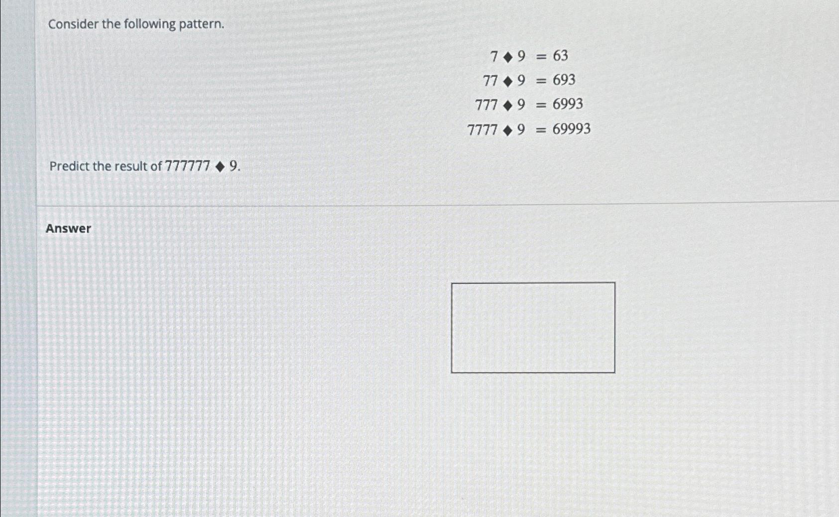 Solved Consider the following | Chegg.com