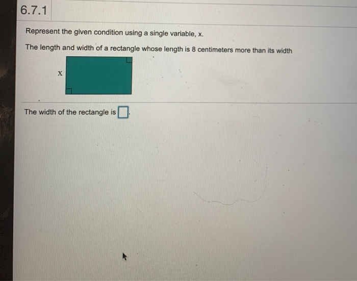 Solved 6.7.1 Represent the given condition using a single | Chegg.com