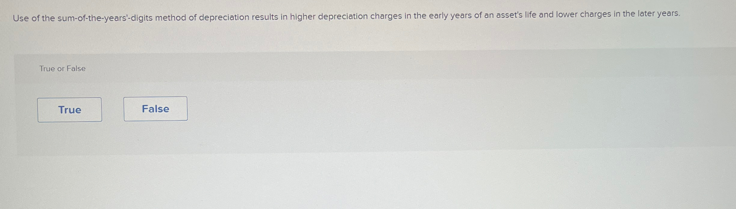 Solved Use of the sum-of-the-years'-digits method of | Chegg.com