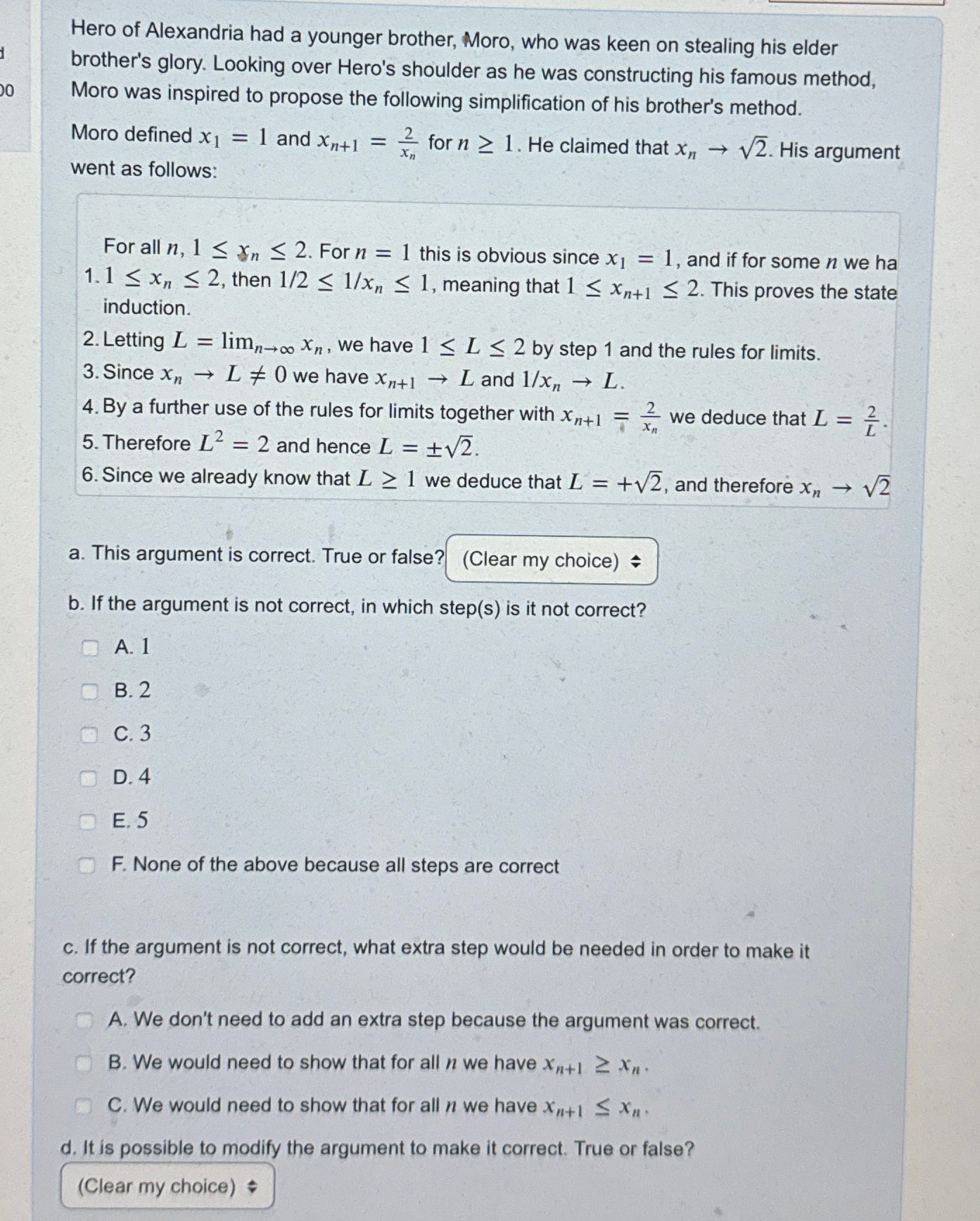 Solved Hero of Alexandria had a younger brother, Moro, who | Chegg.com