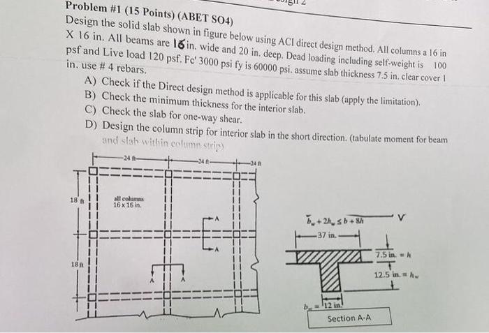 Solved Problem \\#1 (15 Points) (ABET SO4) Design the solid | Chegg.com