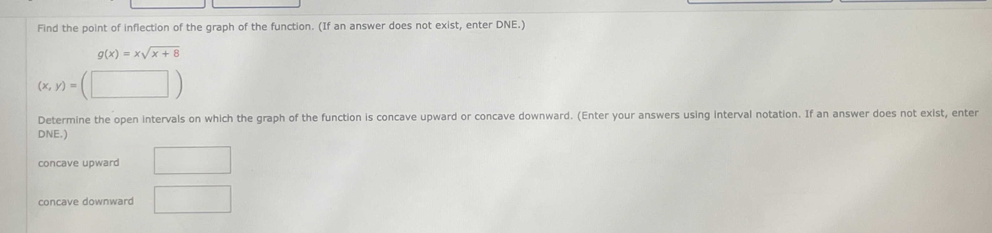 Solved Find the point of inflection of the graph of the | Chegg.com