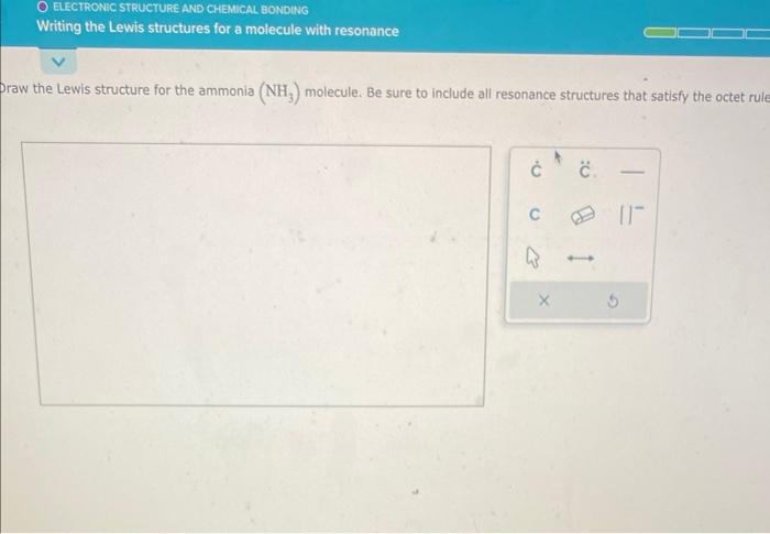 Solved Iraw the Lewis structure for the ammonia (NH3) | Chegg.com
