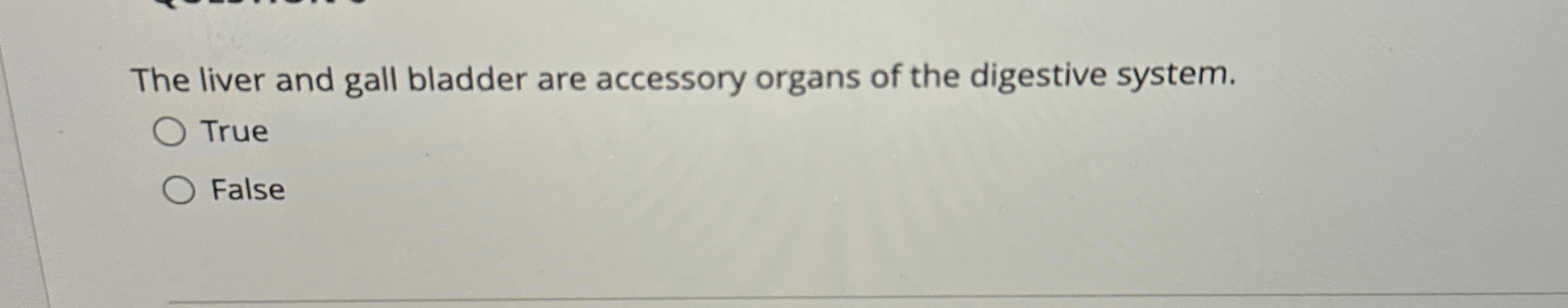 The liver and gall bladder are accessory organs of | Chegg.com