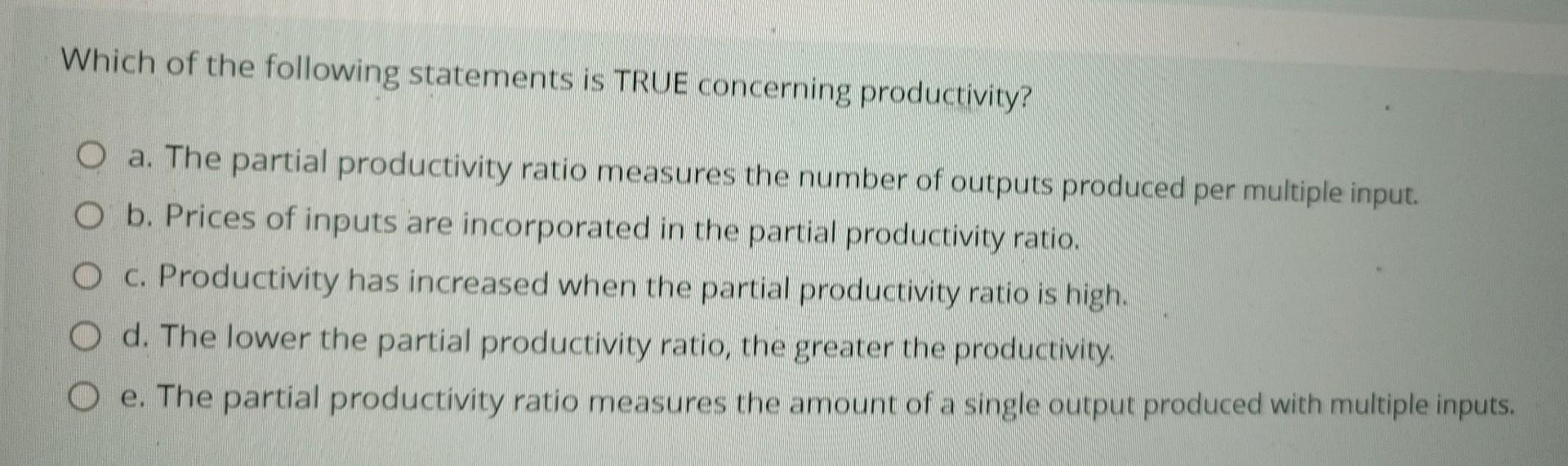 Solved Which of the following statements is TRUE concerning | Chegg.com