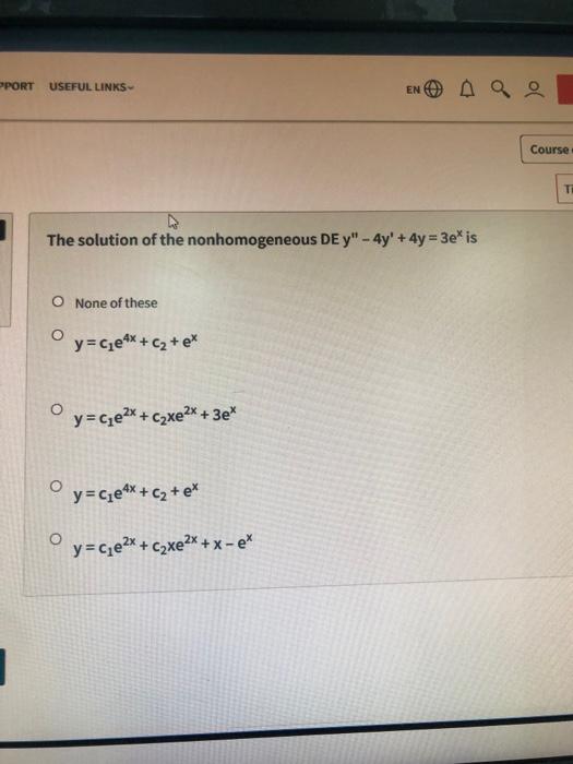 Solved If r(r−2)3(r2+4)2=0 is the auxiliary equation of a | Chegg.com