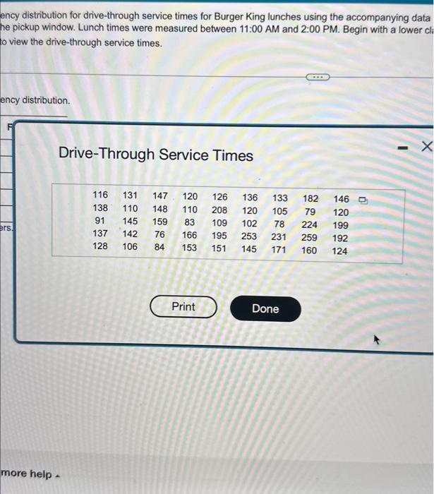 Solved Construct the frequency divinbuson for drive stwough | Chegg.com