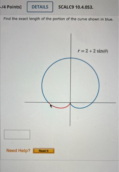 Solved Find the exact length of the portion of the curve | Chegg.com