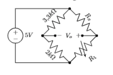 Solved 2. ﻿Consider the following wheatstone bridge. Through | Chegg.com