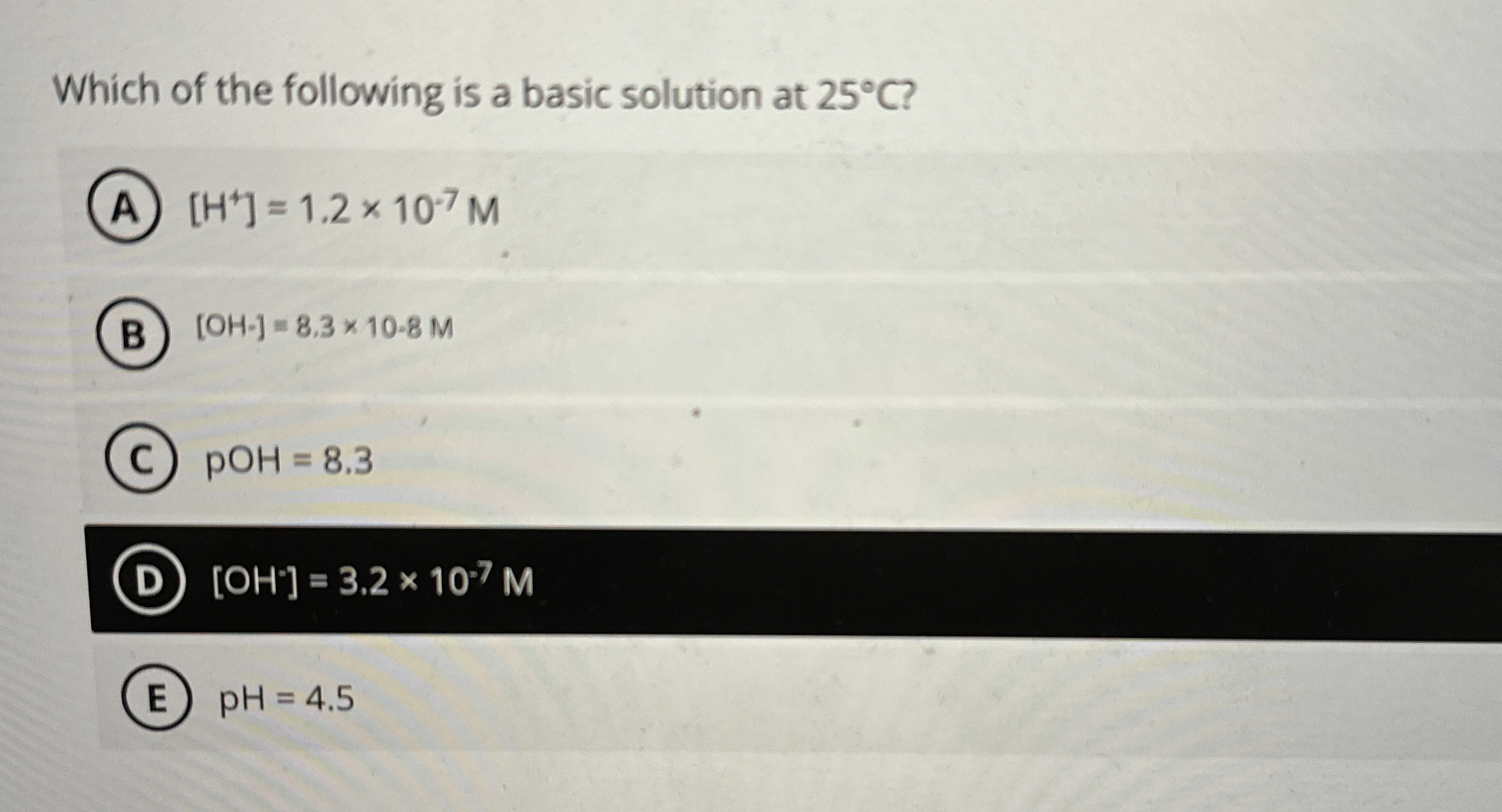 Solved Which of the following is a basic solution at | Chegg.com