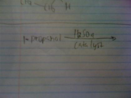 Solved predict the products when "1-propanol" is heated in | Chegg.com