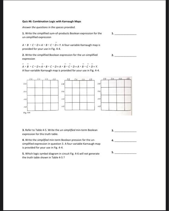 Solved 1 Write The Simplified Sum Of Products Boolean 4849