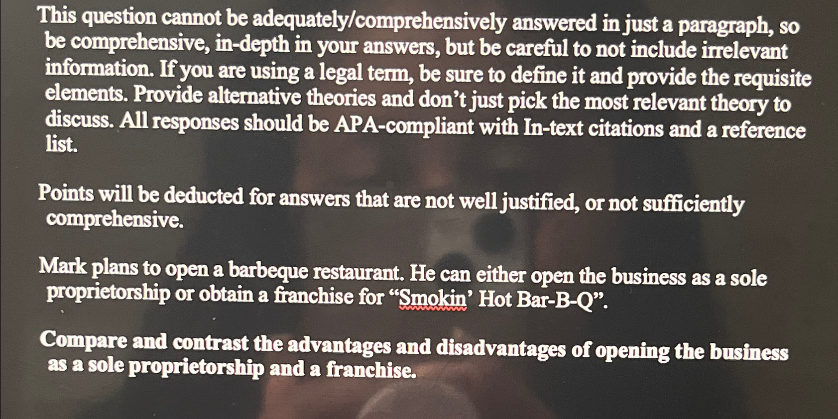 Solved This question cannot be adequately/comprehensively | Chegg.com