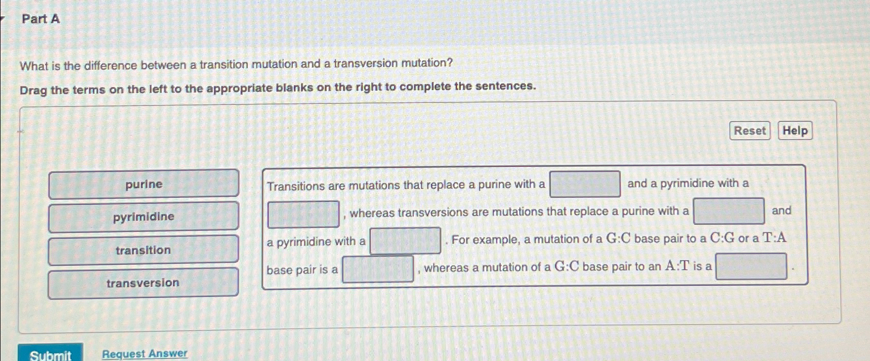 Solved Part AWhat is the difference between a transition | Chegg.com