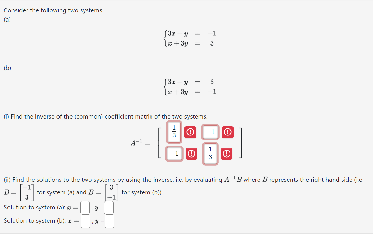 Solved Consider the following two | Chegg.com