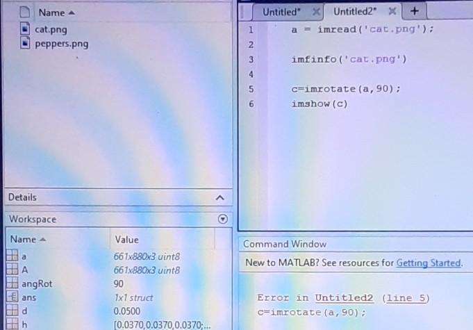 Solved Why do I keep getting this error on MatLab R2020b on | Chegg.com