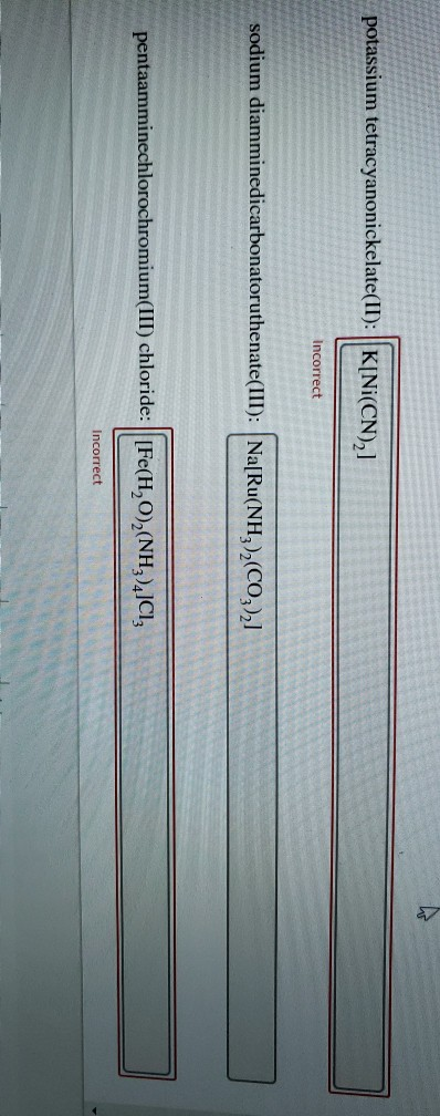 Solved Potassium Tetracyanonickelate Ii K[ni Cn 1