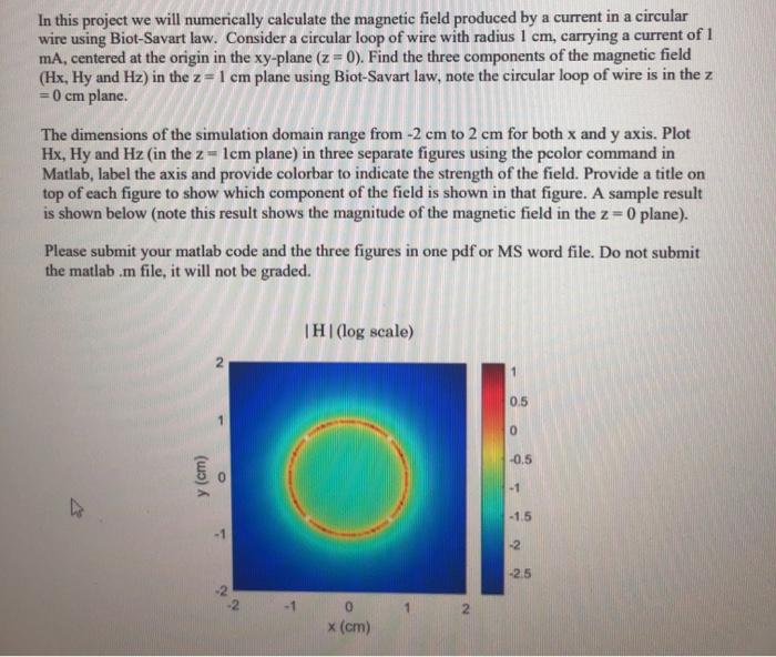 In this project we will numerically calculate the | Chegg.com