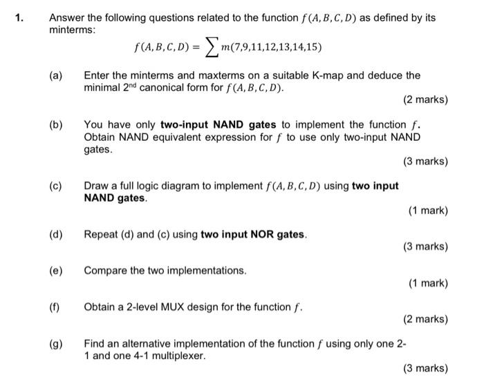 Solved Answer the following questions related to the | Chegg.com