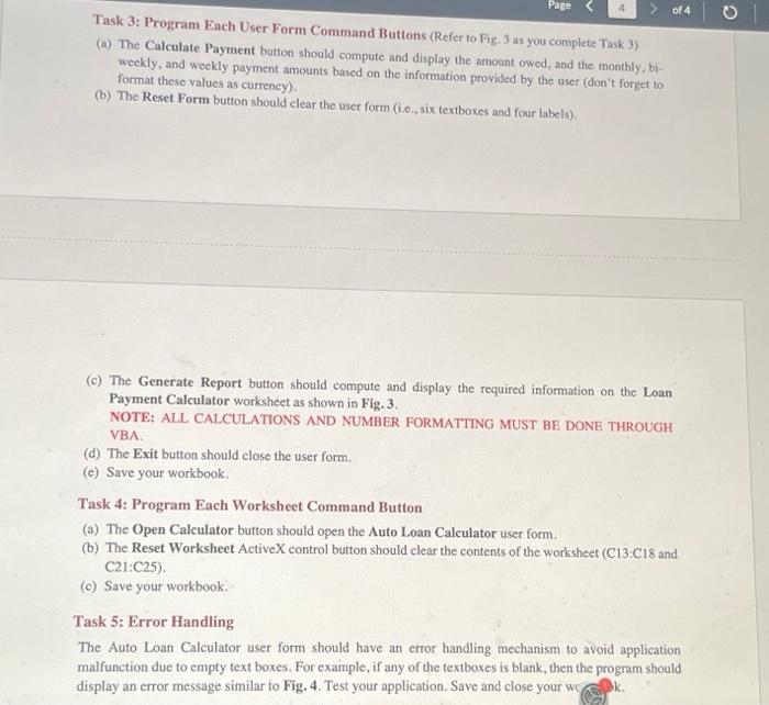 Solved Task 1: Prepare Excel Macro-Enabled file (Refer to | Chegg.com