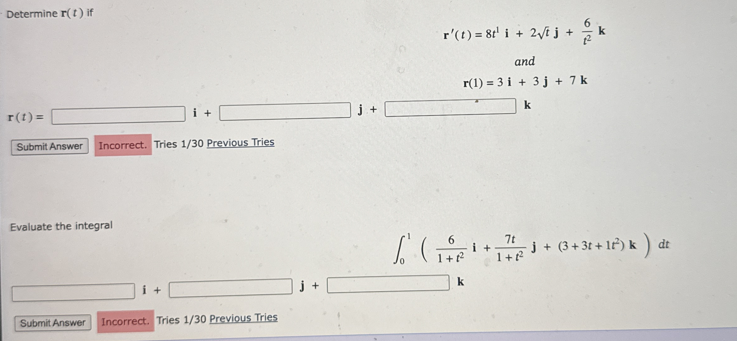Solved Determine r(t) | Chegg.com