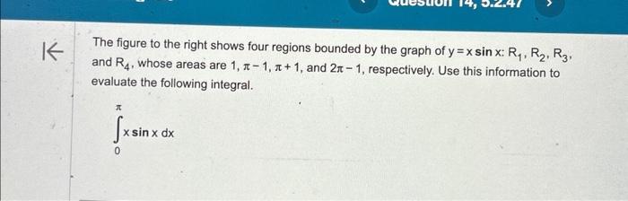Solved K The figure to the right shows four regions bounded | Chegg.com
