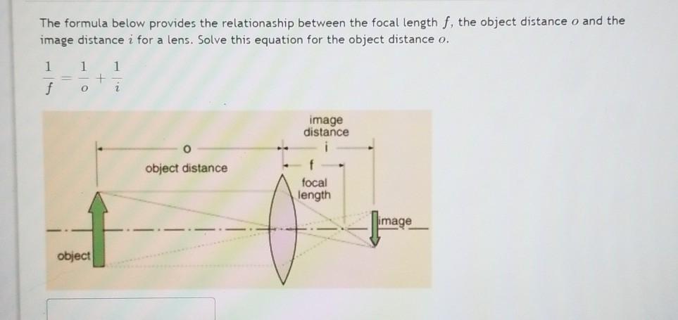Solved The formula below provides the relationaship between | Chegg.com