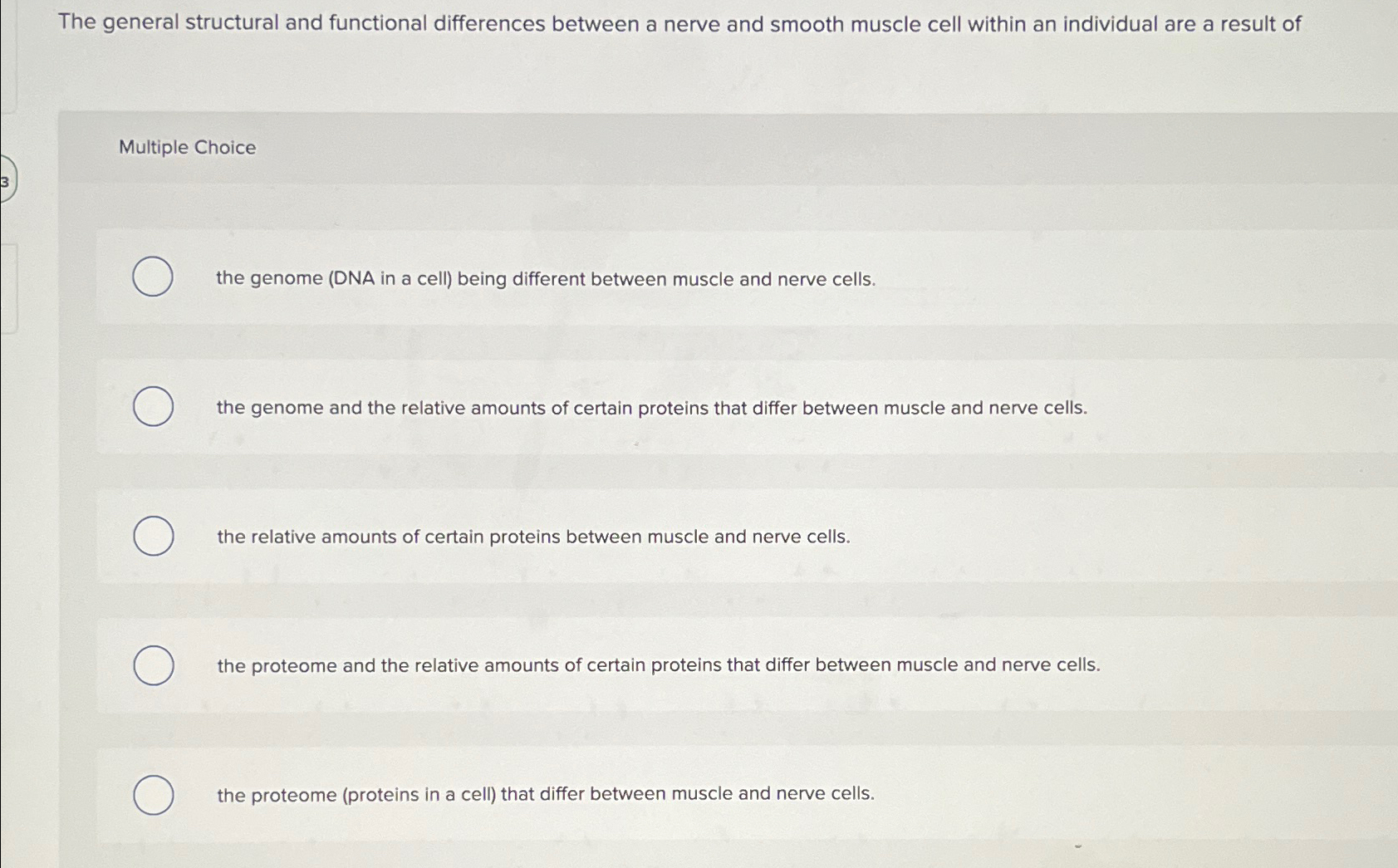 Solved The general structural and functional differences | Chegg.com
