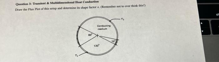 Solved Question 3: Transient \& Multidimensional Ifeat | Chegg.com