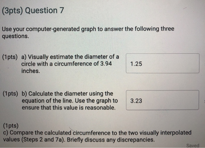 Need help on answering this part (7c) Two visually | Chegg.com