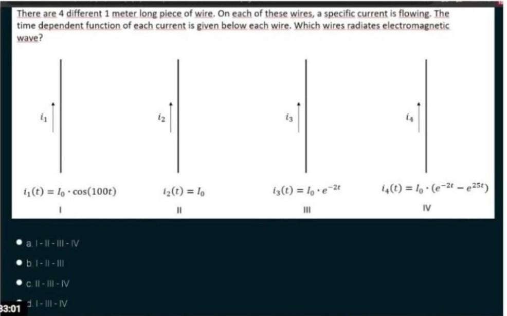 Solved There are 4 different 1 meter long piece of wire. On | Chegg.com