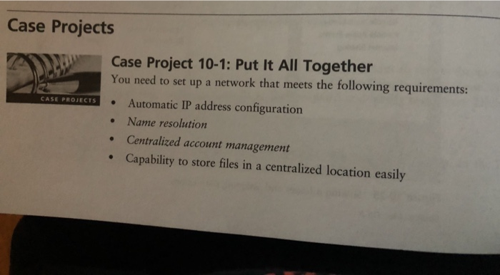 Solved Case Project 9-3: What Type of Network? CNT Books has | Chegg.com