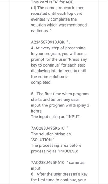 9 Project Java INSTRUCTIONS: It is important that you | Chegg.com