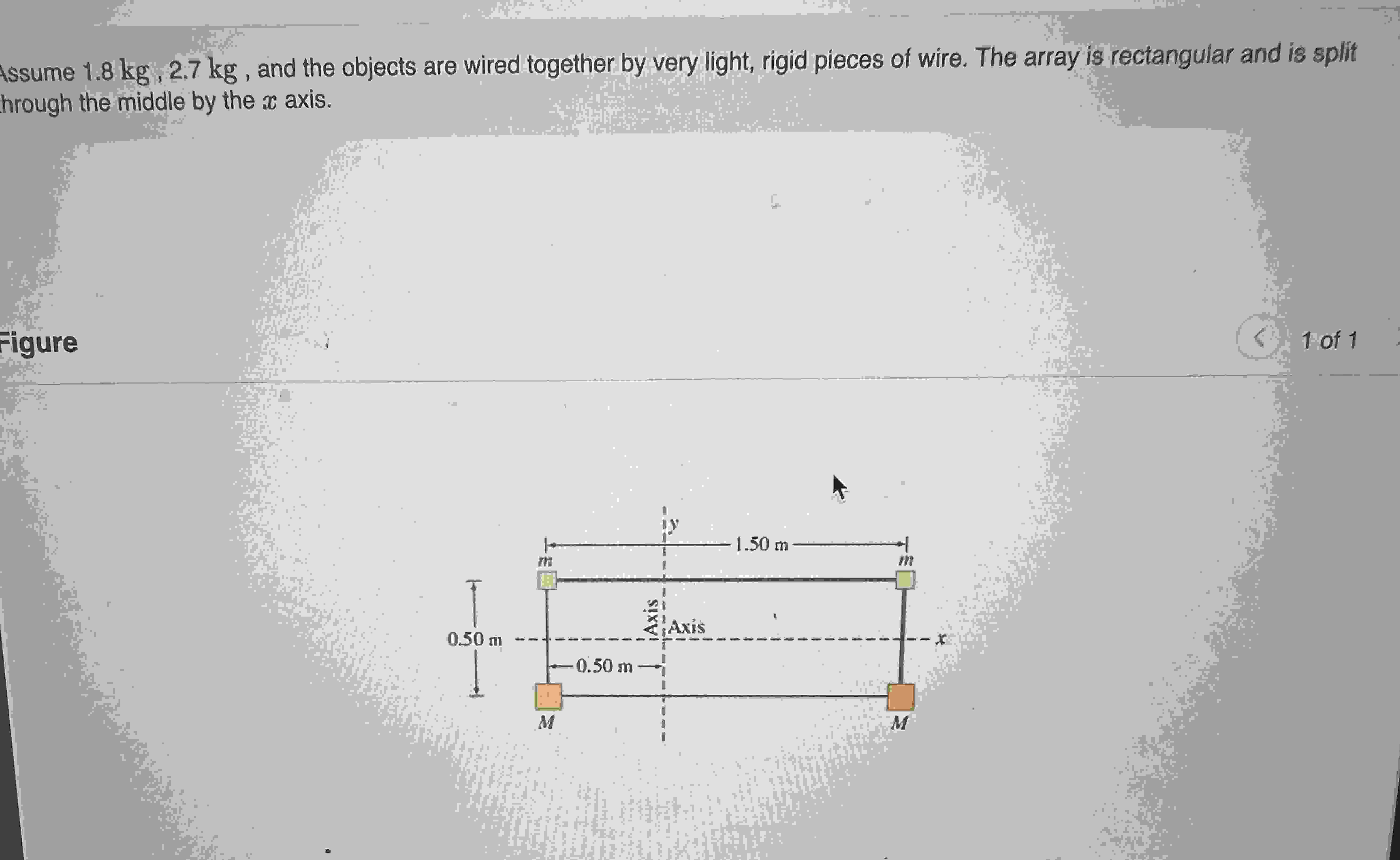 Solved Assume 1.8kg,2.7kg, ﻿and the objects are wired | Chegg.com