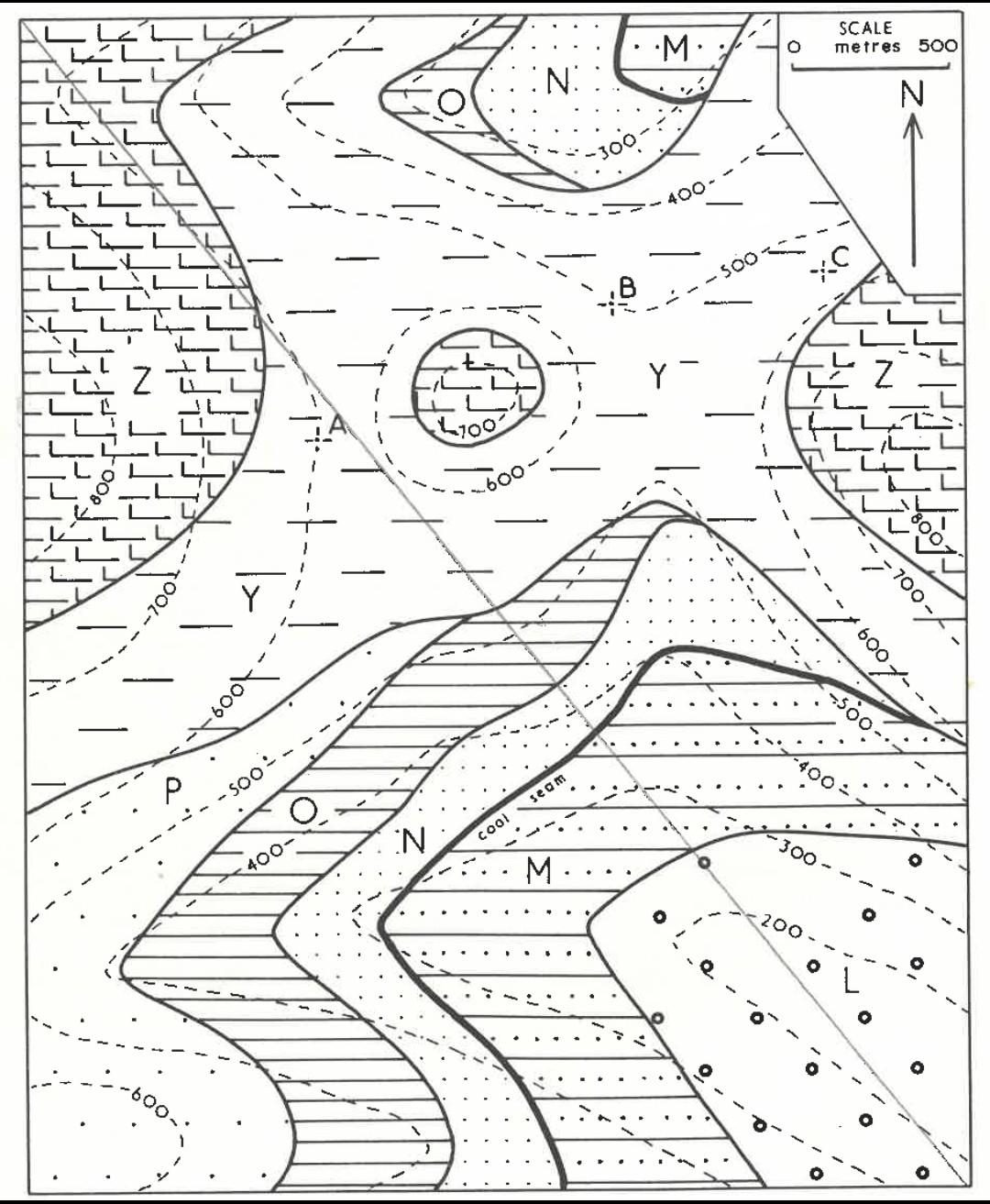 Solved You have been supplied with a geological map and your | Chegg.com